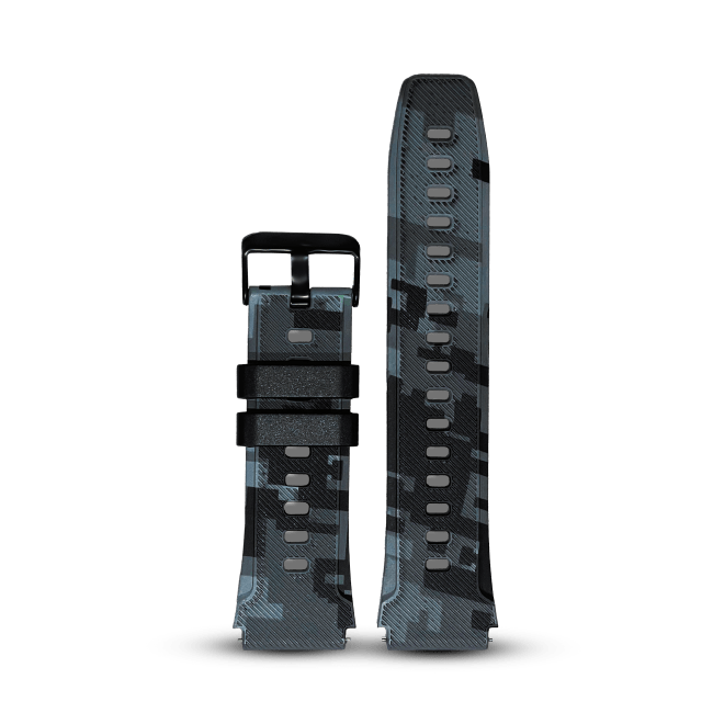 Gray Camo Band for 22mm Watch (For Alpha, Bravo S2 & XL2, & Raptor)